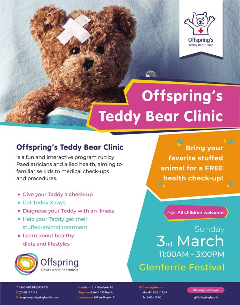 Offspring’s teddy bear clinic - Offspring Health Paediatric Medical ...